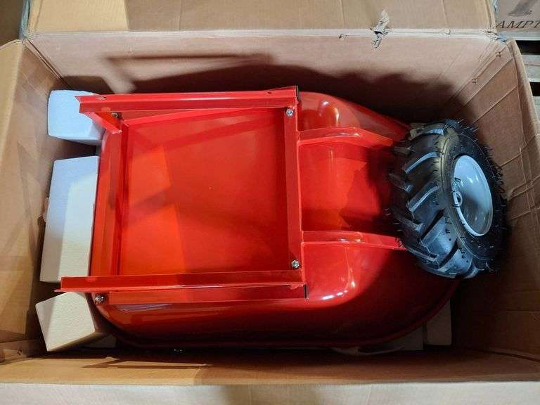 RedRock Electric-Powered Wheelbarrow with Four-Wheel Design - Metzger ...