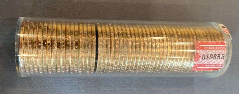 (50) George Washington Gold Ballistic of One Dollar Coins Uncirculated ...