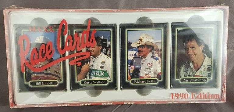 1990 J.R. Maxx Race Cards Complete 200-Card Hobby Set - Metzger ...