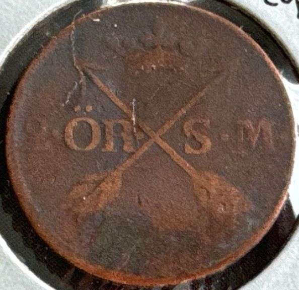 1768 Swedish 5 Ore Coin - Metzger Property Services, LLC