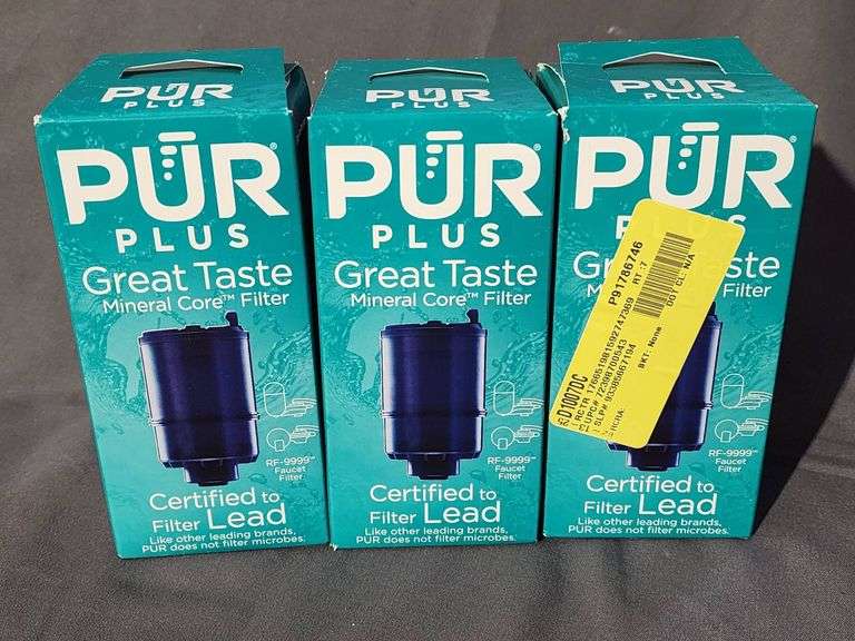 Set of PUR Plus Faucet Filters with Mineral Core Technology (3-Pack ...