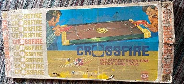 Crossfire Tabletop Action Game by Ideal with Box - Metzger Property ...