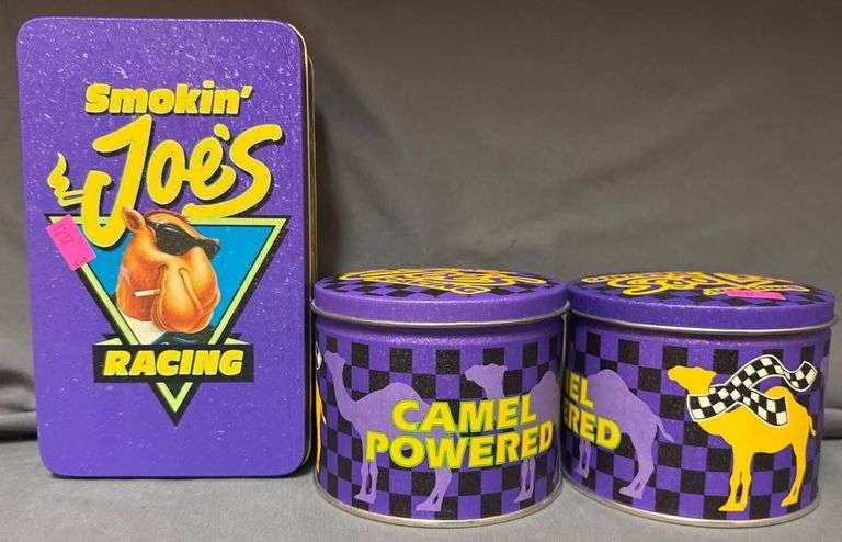 Smokin’ Joe’s Racing Branding Tin and Matchboxes Set - Metzger Property ...