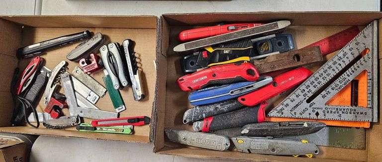 Hand Tools Including Utility Knives, Rulers, and Cutting Tools ...