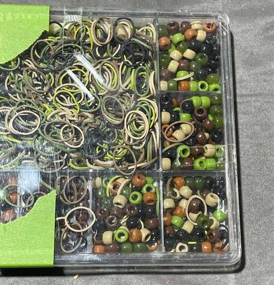 Wonder Loom Beads and Bands Kit with Rubber Bands, Beads and Clips ...