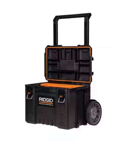 RIDGID Pro Gear System Gen 2.0 Stackable 25 in All Terrain Rolling Tool ...