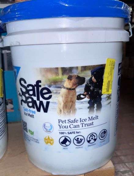 (2) Safe Paw Salt-Free Ice Melt Containers, Pet-Friendly - Metzger ...