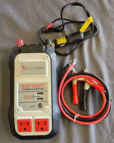 Vector 500W Power Inverters with Cables and Original Boxes - Metzger ...