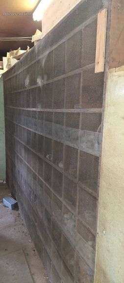 Multi-Compartment Storage Shelving Unit with Industrial Hardware 10ft x ...