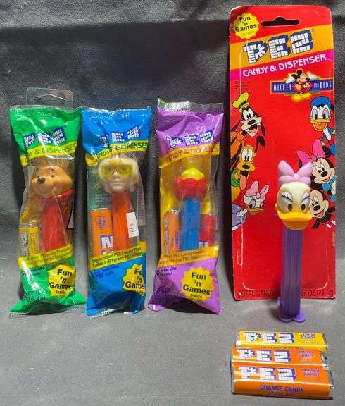 PEZ Candy Dispensers with Sealed Packages and Daisy Duck Dispenser - Metzger Property Services, LLC