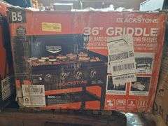 Blackstone 36-Inch Griddle with Hard Cover and Folding Shelves, Model ...