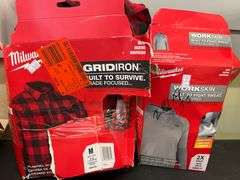 Milwaukee Gridiron Flannel Shirt and Workskin Hooded Shirt - Metzger ...