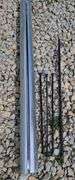 Metal Poles and Rods with Threaded Caps & 4 – Metal Duct Work Pieces ...