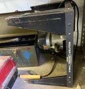 Router Table with Craftsman Router, Metal Tool Boxes, and Assorted ...