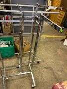 Chrome Garment Racks with Adjustable Arms and Accessories - Metzger ...