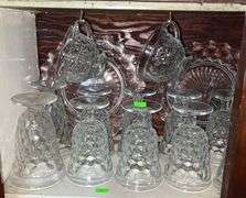 Fostoria American Clear Pattern Glassware Set - Metzger Property ...