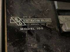 Scott Machine Development Corp Model 100 Engraving Machine - Metzger ...