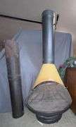 Mid-Century Modern Cone-Shaped Fireplace with Pipe Attachment - Metzger ...