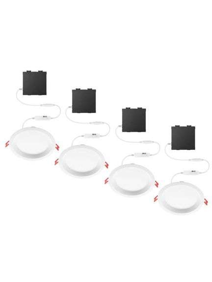 COMMERCIAL ELECTRIC - Premium Series 6 in. LED, 2-Level Lumen Select ...