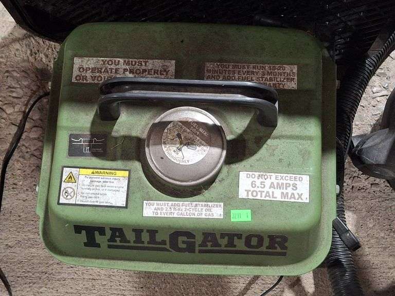 Tailgator 2-Cycle Gas Generator with Green Housing - Metzger Property ...