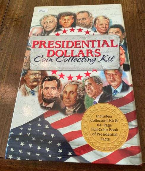 Presidential Dollars Coin Collecting Kit with 13 Coins and Companion ...
