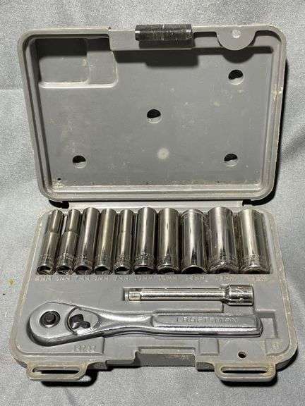 2 – Craftsman 12-Piece Socket Wrench Sets in Hard Cases - Metzger ...