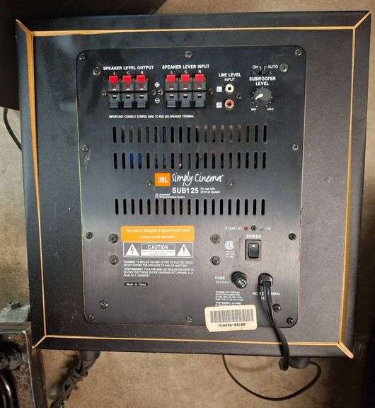 Sony HCD-G3300 Compact Disc Deck Receiver with JBL Subwoofer - Metzger ...