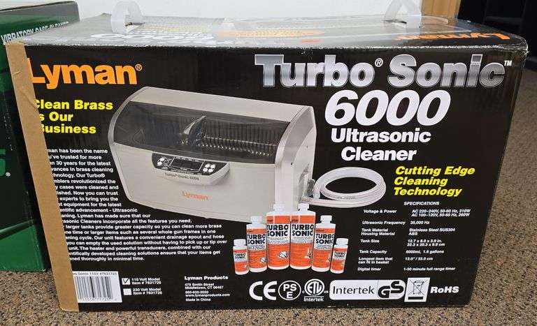 Lyman Turbo Sonic 6000 Ultrasonic Cleaner - Metzger Property Services, LLC
