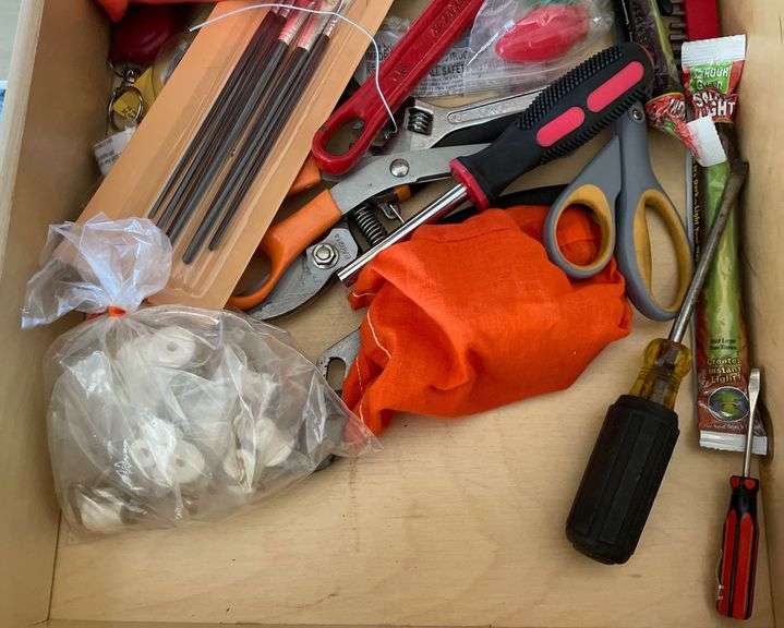 Drawer Containing Hand Tools, Files, and Scissors - Metzger Property ...
