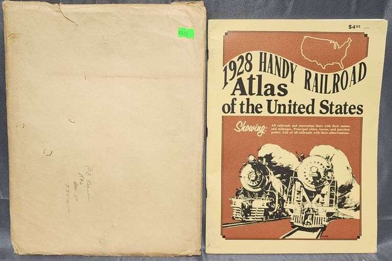 1928 Handy Railroad Atlas of the United States by Kalmbach Publishing ...