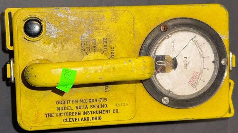 CD V-715 Radiation Survey Meter by Jordan Electronics - Metzger ...