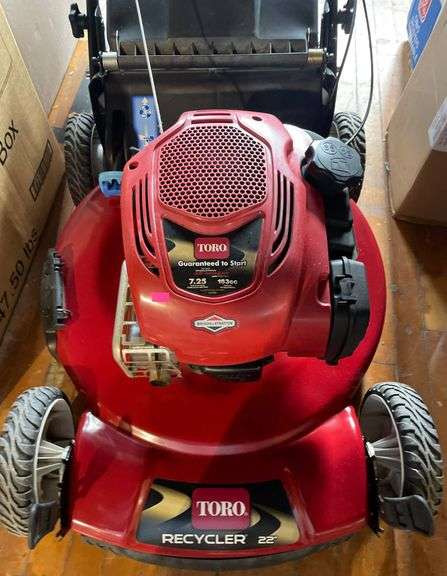 Toro Recycler Gas-Powered Lawn Mower with Bag 22-Inch - Metzger ...