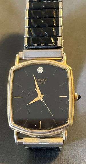 Quartz and Analog Wristwatches, including Pulsar, Sharp, and Consort ...