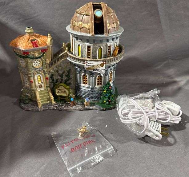 Lemax Porcelain Lighted Observatory With Accessories - Metzger Property ...