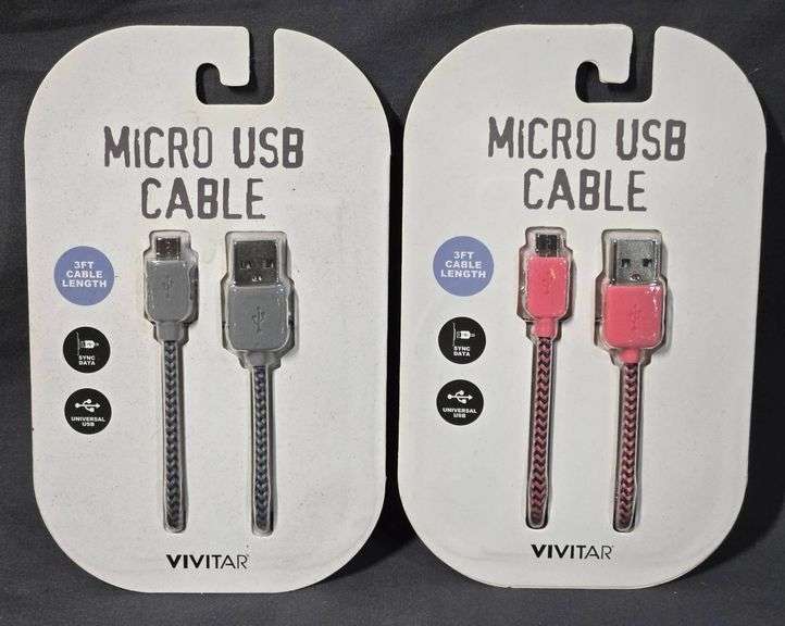 7 Vivitar Micro USB Cables and Heyday Universal Camera Straps - Metzger ...