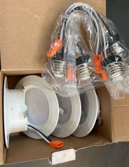 4 – Commercial Electric LED Color Changing White Recessed Trim Lighting ...