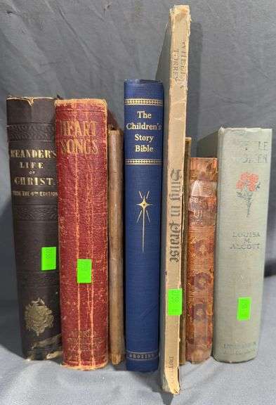 8 – Hardcover and Paperback Books Including Works by Alcott, Ruskin ...