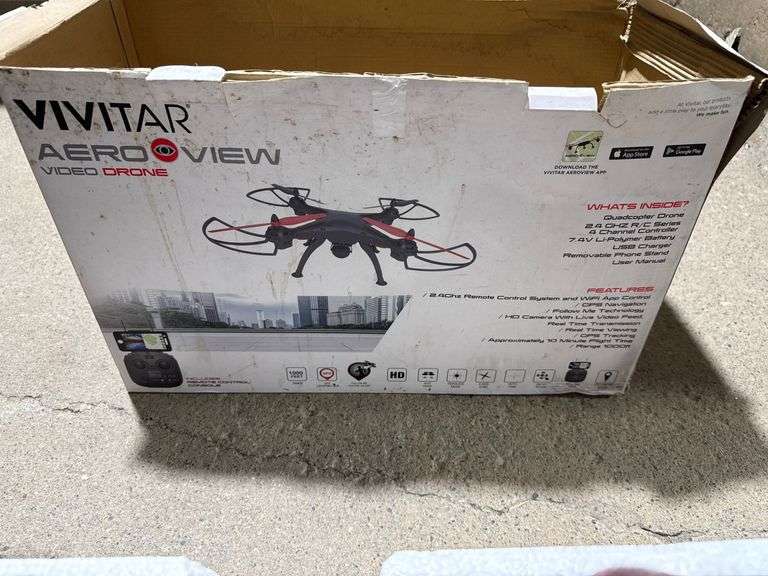 Vivitar AeroView Video Drone with GPS and Camera - Metzger Property ...