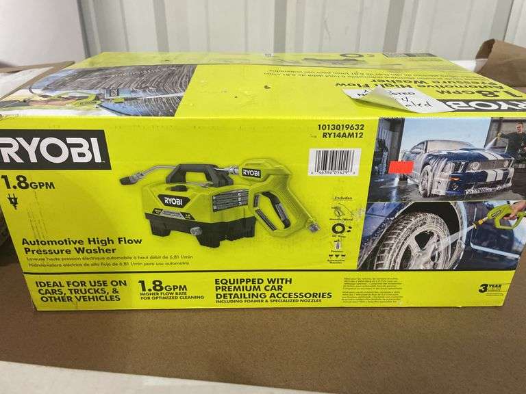 RYOBI 1.8 GPM Automotive High Flow Pressure Washer Kit - Metzger ...