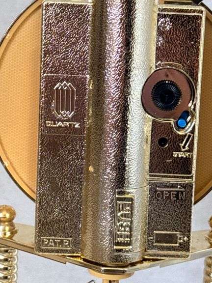 Elgin Quartz Anniversary Clock with Glass Dome - Metzger Property ...