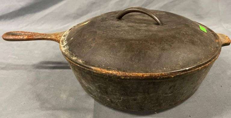 Cast Iron Covered Skillet with Loop Handle - Metzger Property Services, LLC