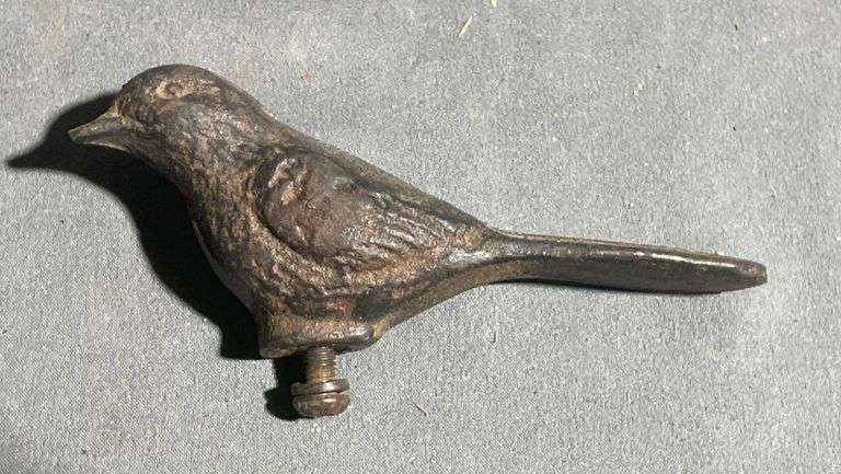 Cast Iron Bird-Shaped Fixture With Screw Attachment - Metzger Property ...