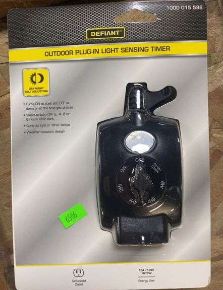 Defiant Outdoor Plug-In Light Sensing Timer - Metzger Property Services ...