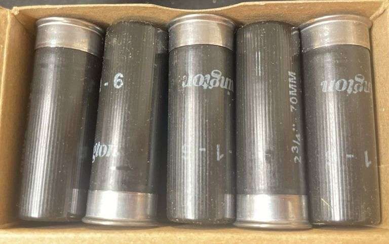 Remington 12 Gauge 2-3/4”, 1 Oz Shot, 6 Shot ShotShells - 25 Rounds ...