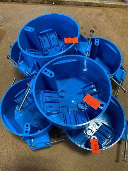 6 - Carlon 1-Gang 20 cu. in. New Work Electrical Ceiling Box with ...