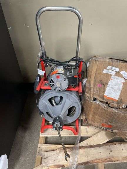 RIDGID K-400 Drain Cleaning Snake Auger Machine, C-31 IW 3/8 in. x 50 ...