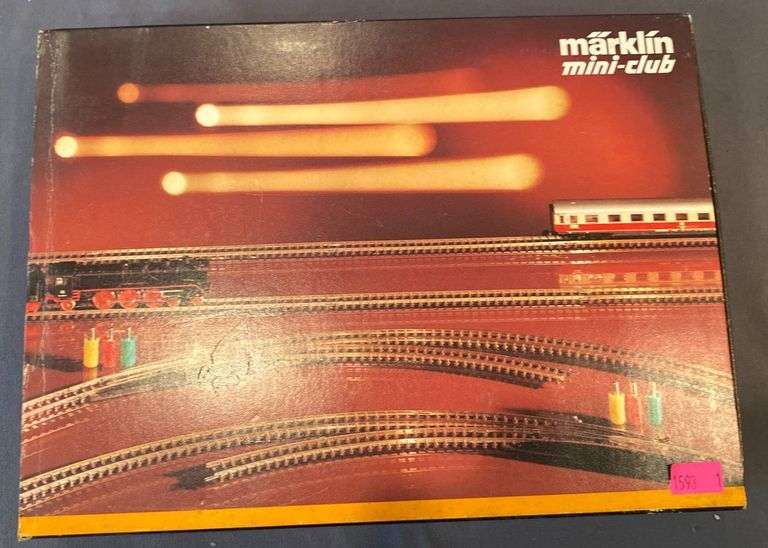 Märklin Mini-Club 8192 Set-T1 and 8193 Set-T2 Model Train Track Sets ...