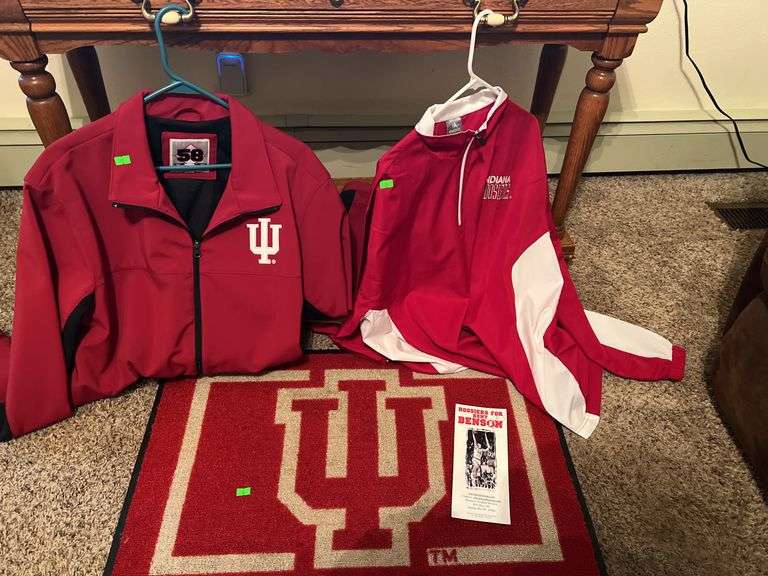 2 IU Coats and IU Door Mat - Metzger Property Services, LLC