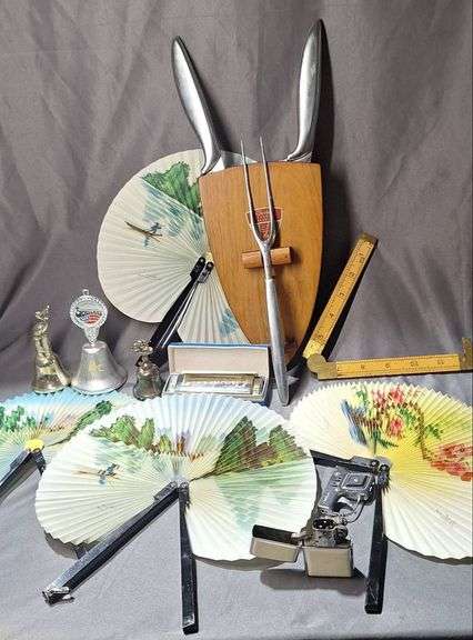 Folding Fans, Carving Set, Measuring Tool, Bells and Razors - Metzger ...