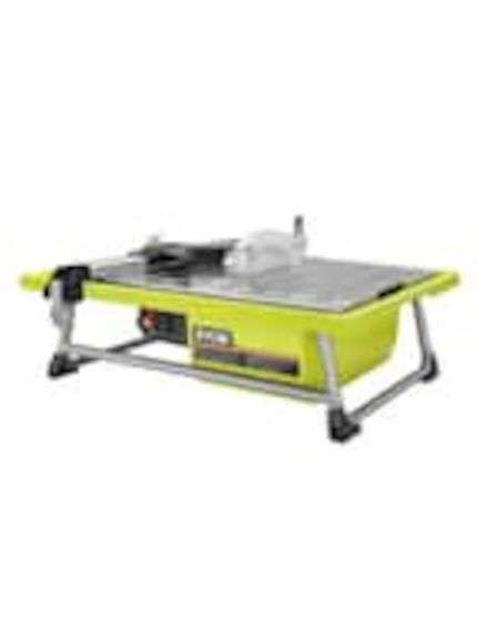 RYOBI - 4.8 -Amps 7 in. Blade Corded Tabletop Wet Tile Saw - Metzger ...